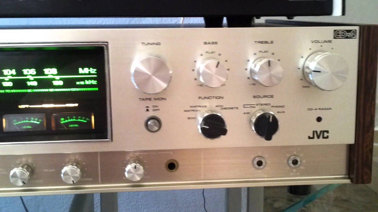 Ricevitore quadrifonico jvc gx-500 - YouTube