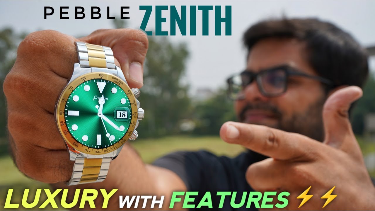 I Tried this LUXURY Smartwatch with Perfect Features ⚡⚡ Pebble Zenith Smartwatch ⚡⚡ - YouTube