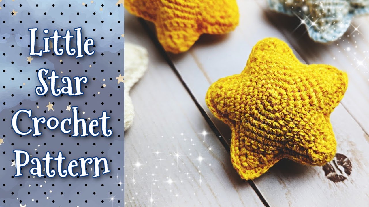 How to Crochet a Little Star - YouTube