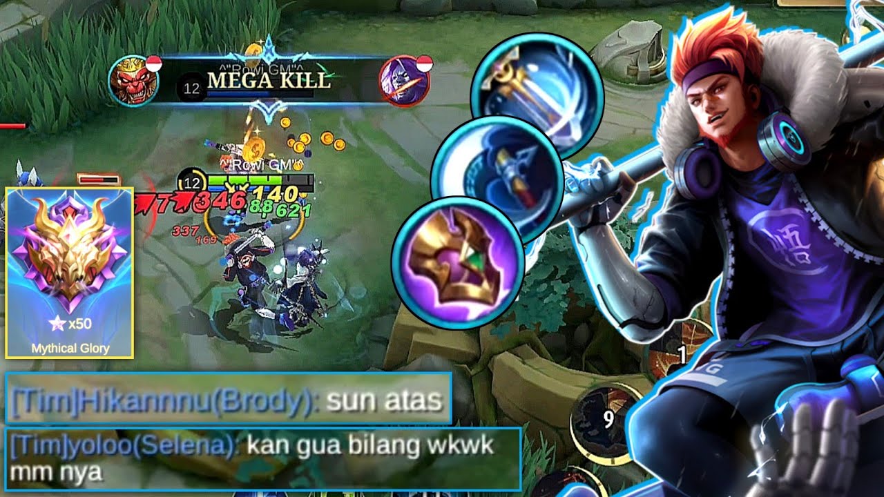Cara Sun Lawan Moskov Ketika Brody Kalah Di Gold Lane Build Sun