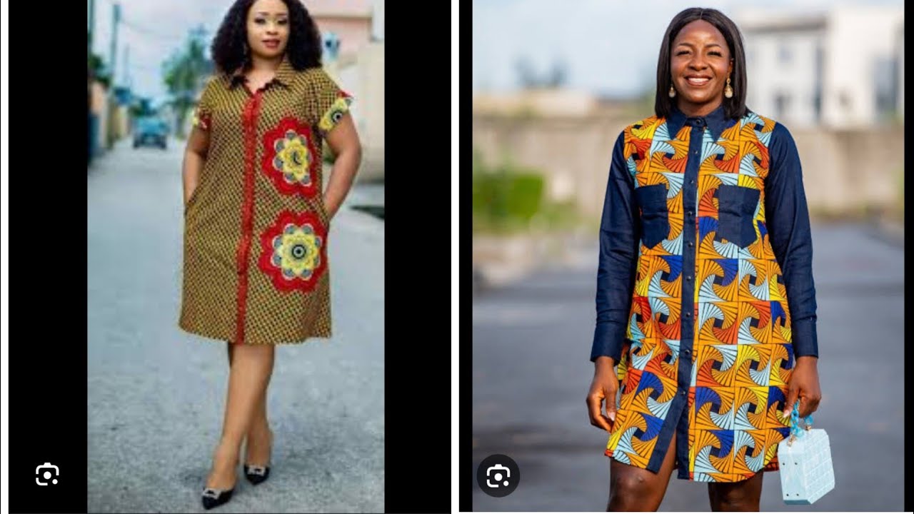 How to make a shirt dress with back yoke - YouTube
