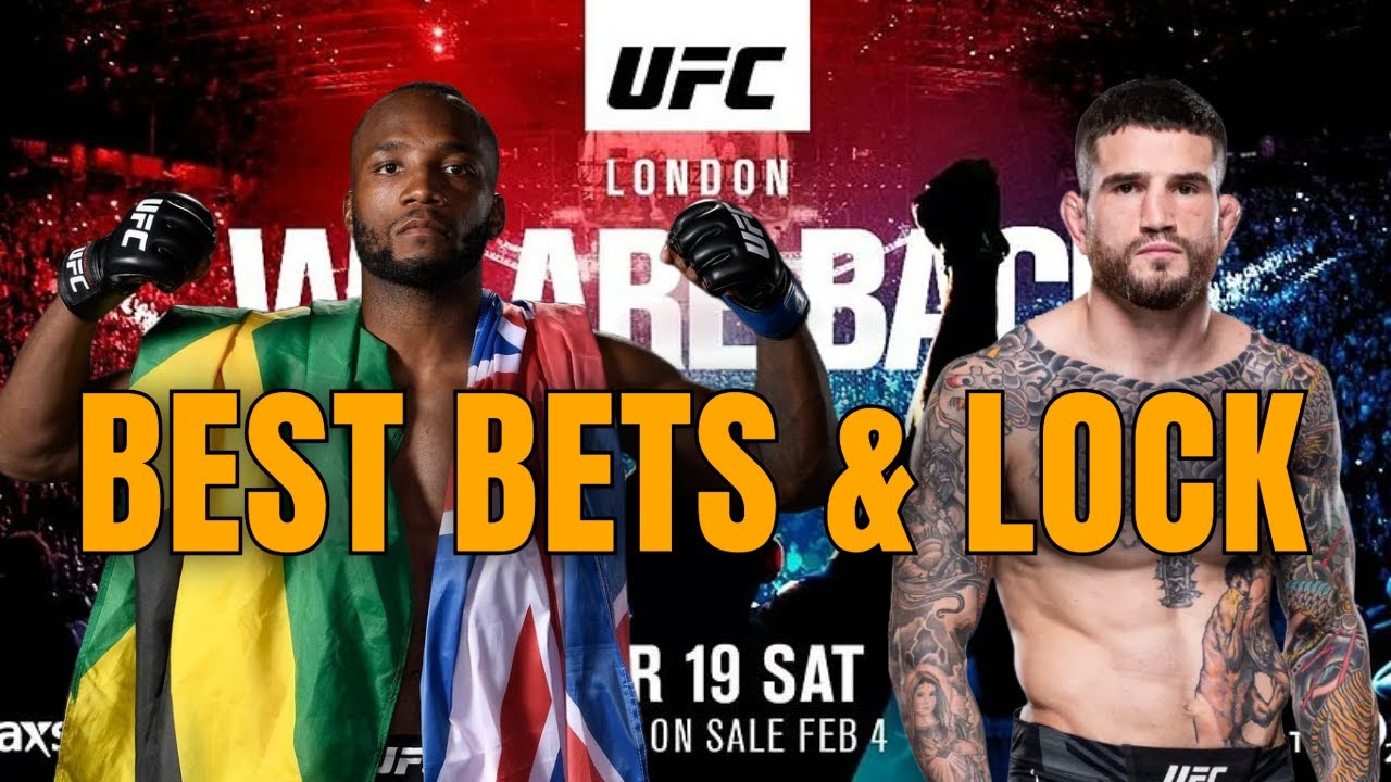 LOCK OF THE WEEK & BEST BETS UFC LONDON: EDWARDS VS. BRADY - YouTube