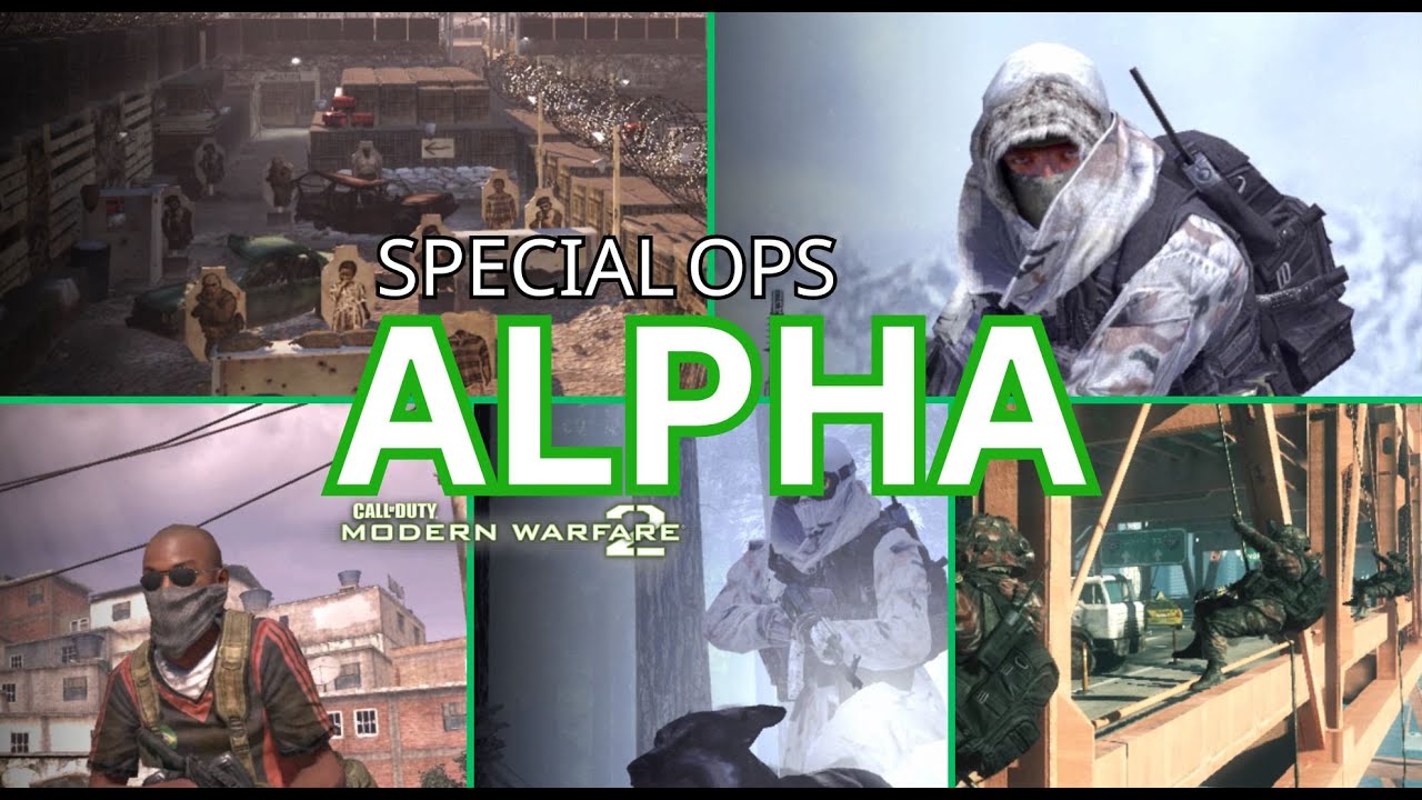 SPECIAL OPS ALPHA (PART 1) CALL OF DUTY: MODERN WARFARE 2 (4K) - YouTube