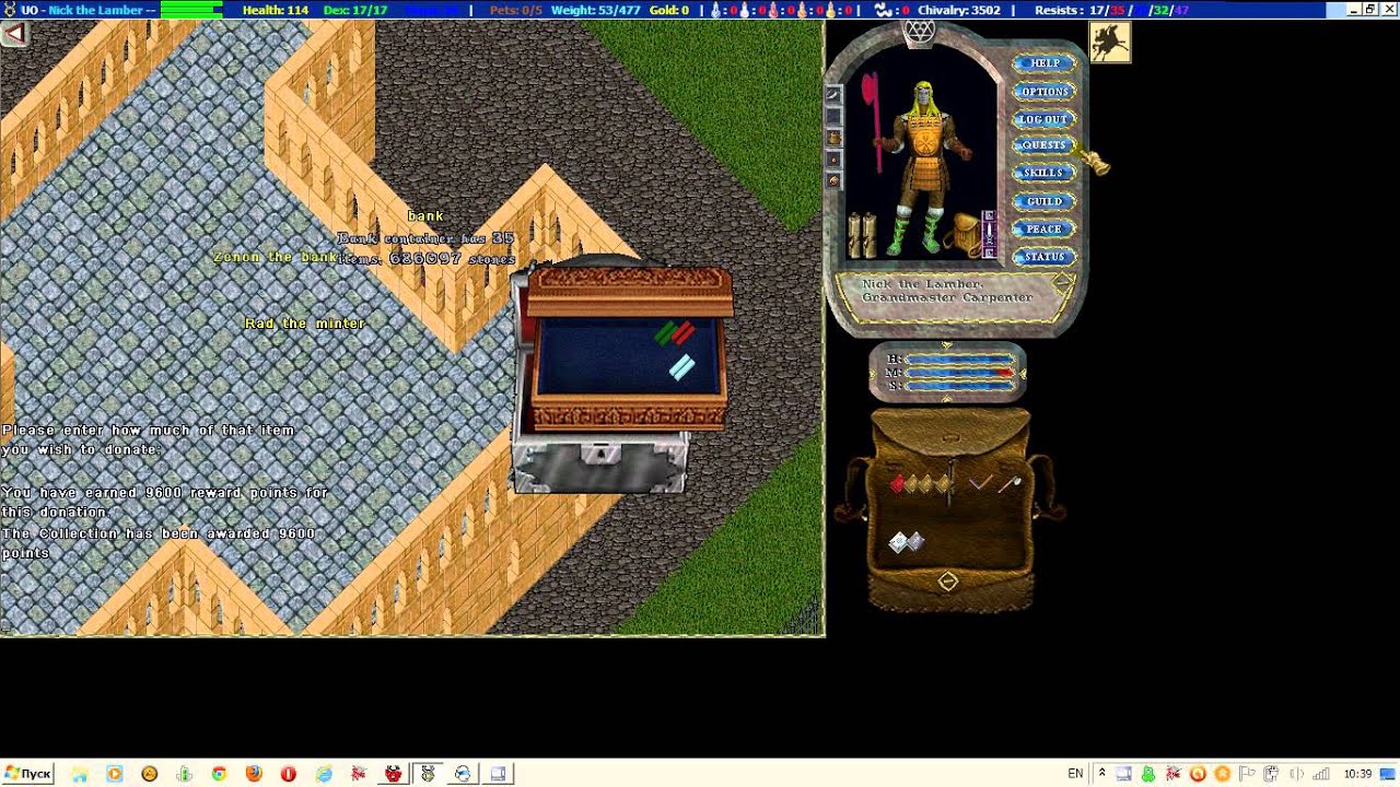 Ultima Online Vesper museum donate - YouTube