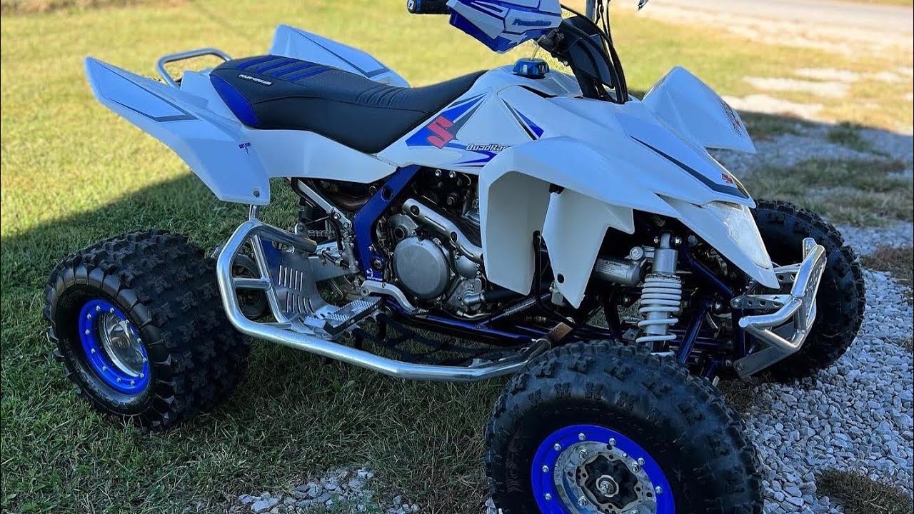 Suzuki ltr450 first ride - YouTube
