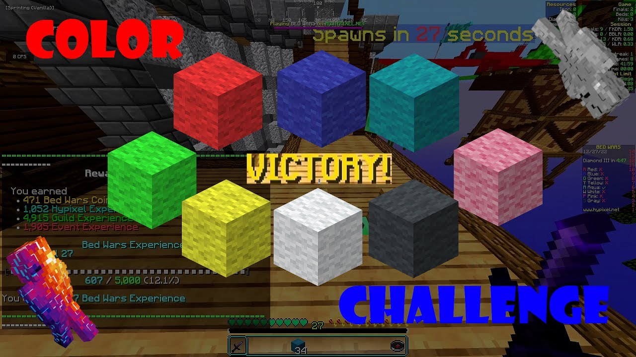 The Color Challenge - Bedwars - YouTube