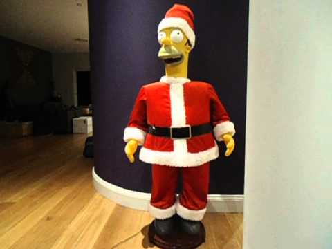 Homer as Santa - YouTube