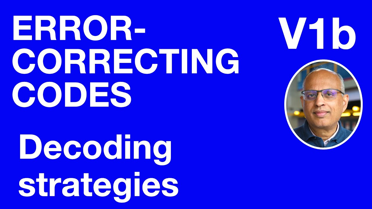 V1b: Decoding strategies (Error-Correcting Codes) - YouTube