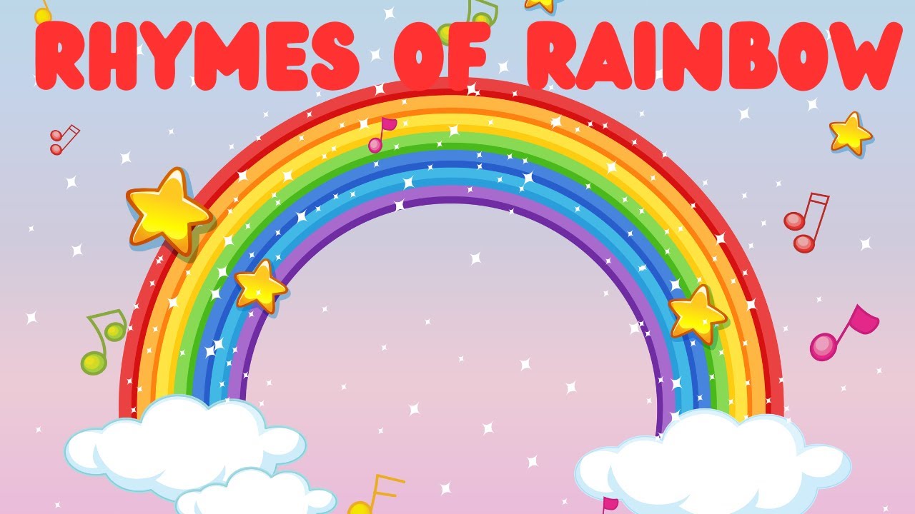 RAINBOW RHYMES | COLORFUL RAINBOW | SONG OF RAINBOW | KIDS RHYMES ...