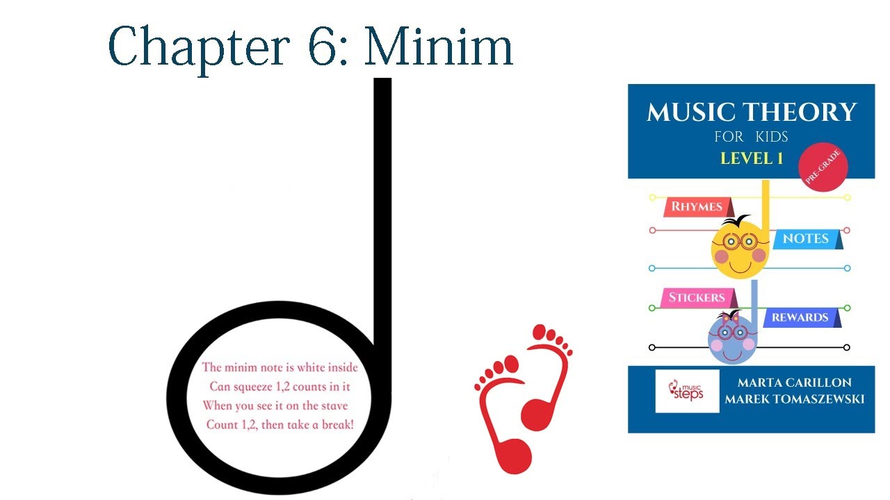 Music Theory Book for Kids Level 1 | Minim Chapter 6 - YouTube