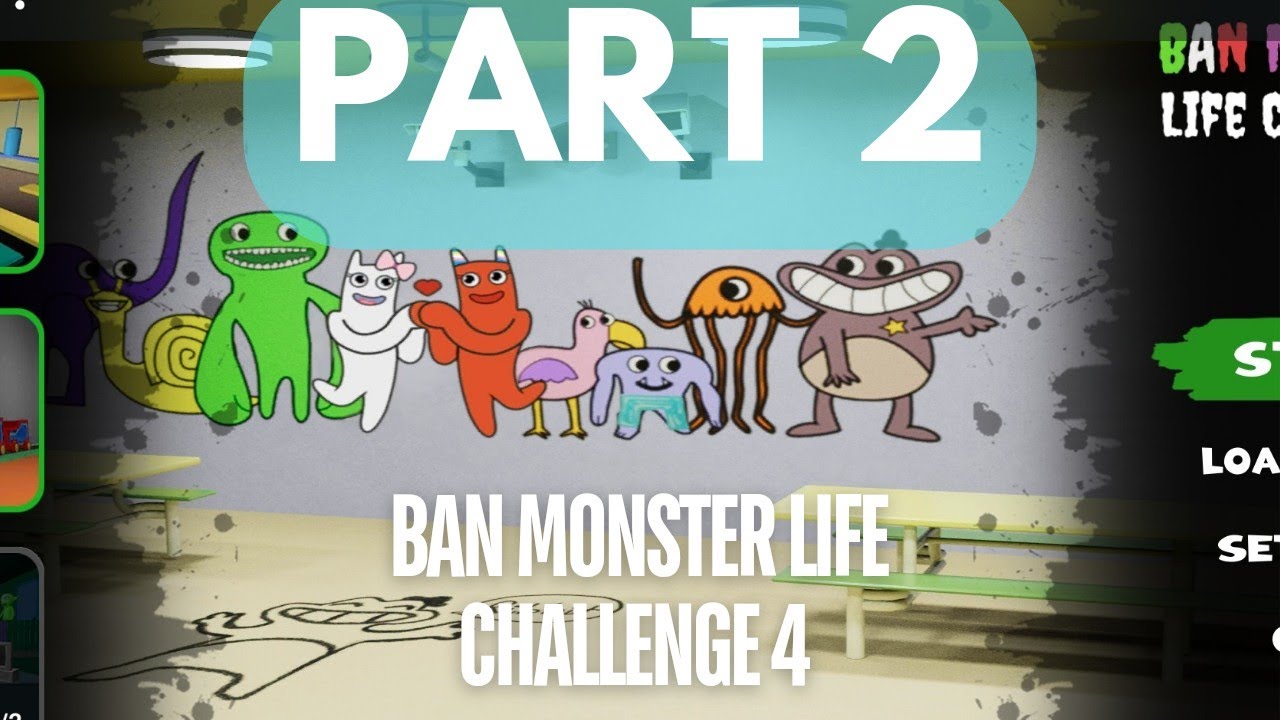 BAN MONSTER LIFE CHALLENGE 4 PART 2 #gaming - YouTube