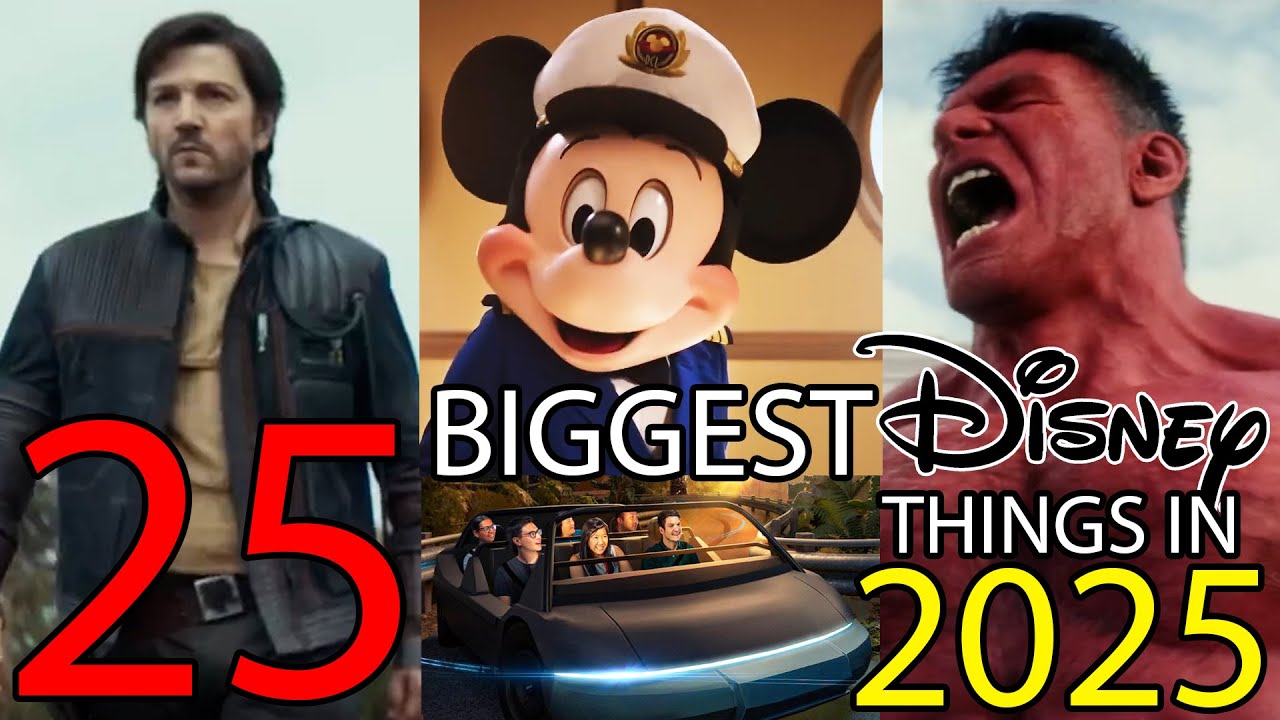 25 Most Highly Anticipated Disney Projects of 2025 - YouTube