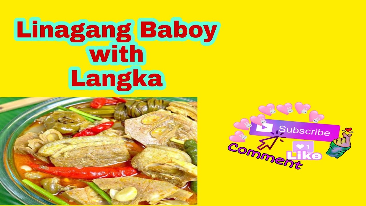 I Cook Linagang Baboy with Langka / Filipino Style / Anggah ng Hongkong ...