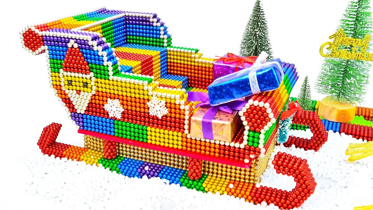 Most Creative - Build Christmas Santa Claus Reindeer With Magnetic ...