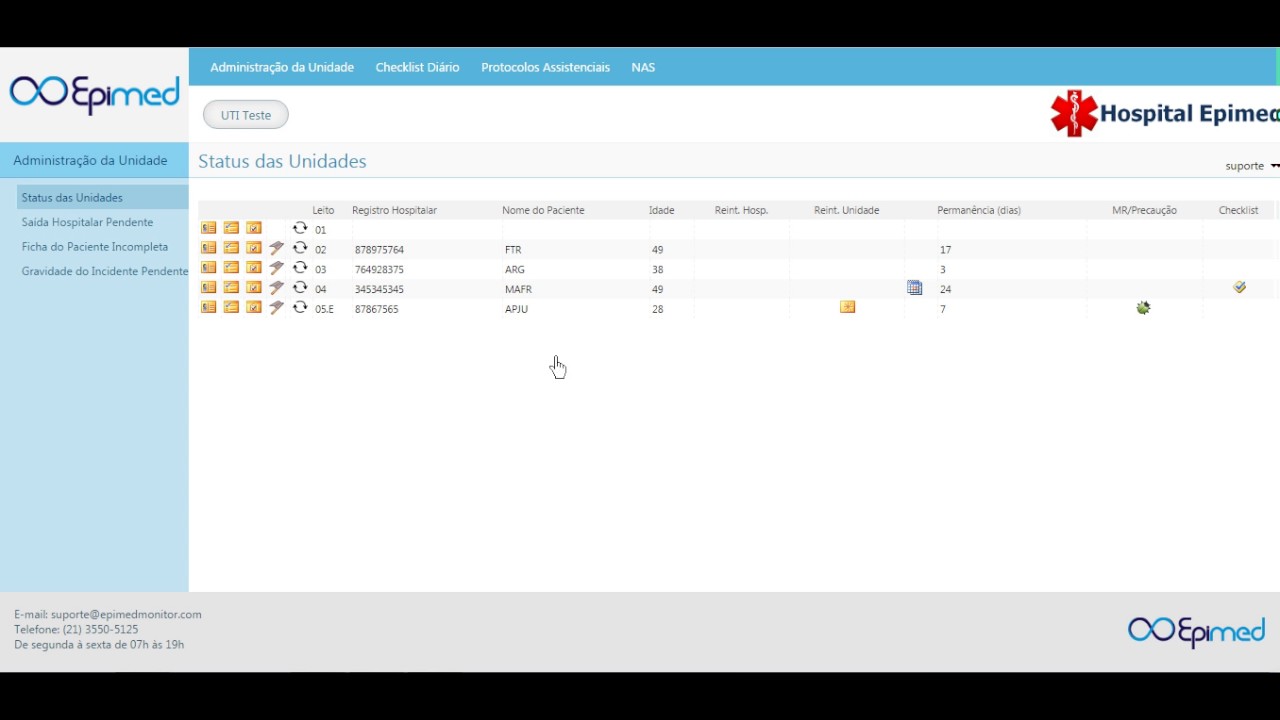 Acesso ao Sistema Epimed Monitor UTI - YouTube