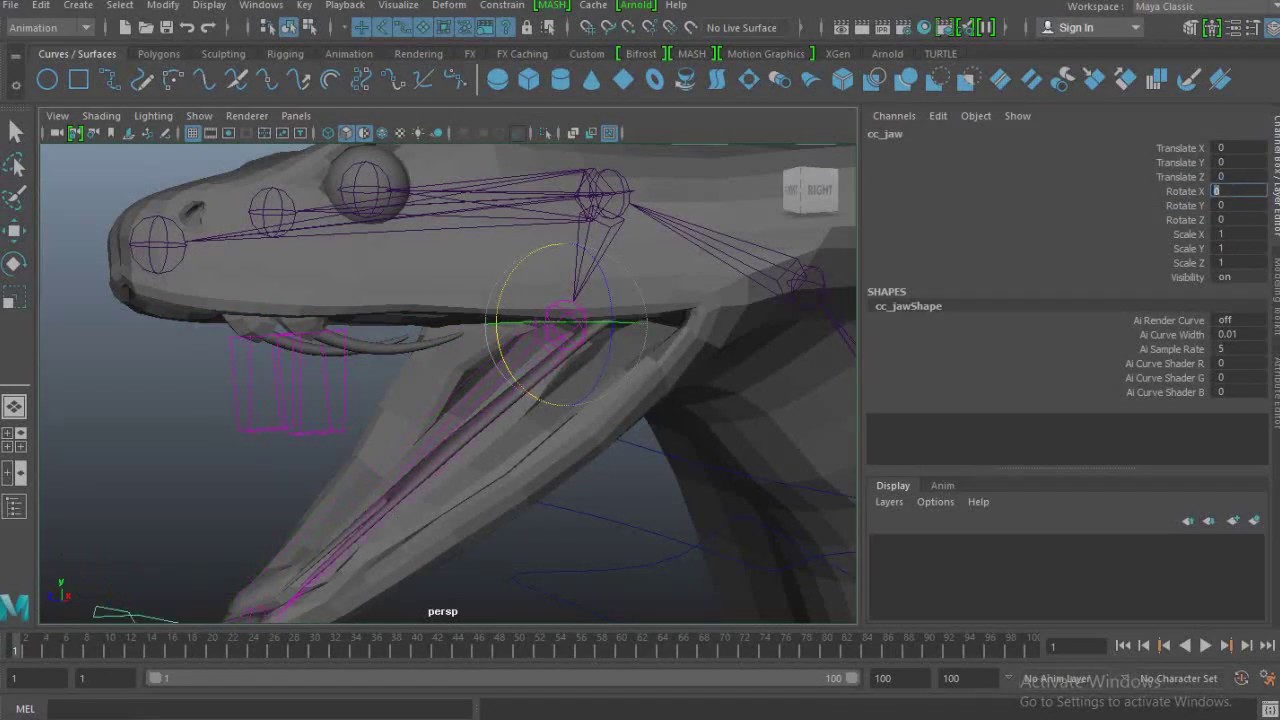 Working with teeth Rigging Class 06 - YouTube