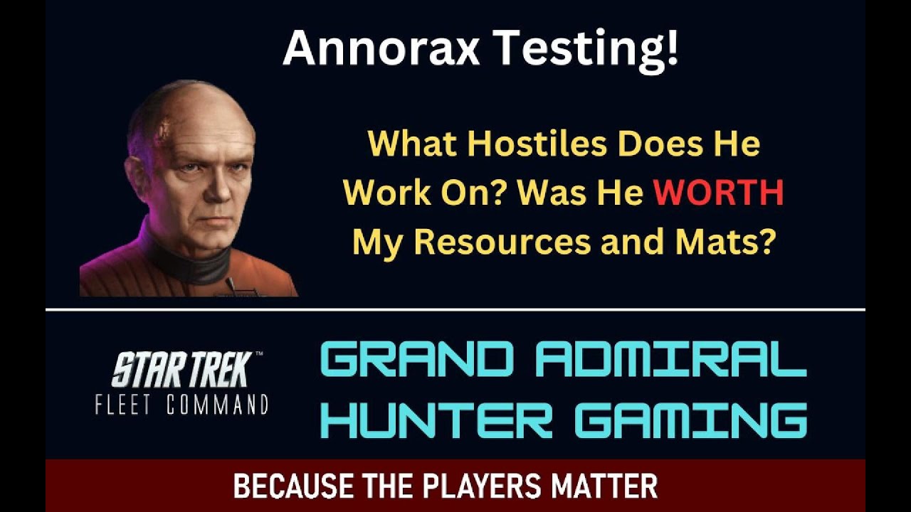 Annorax Testing - Will I Have Buyers Remorse? What Hostiles Does He ...