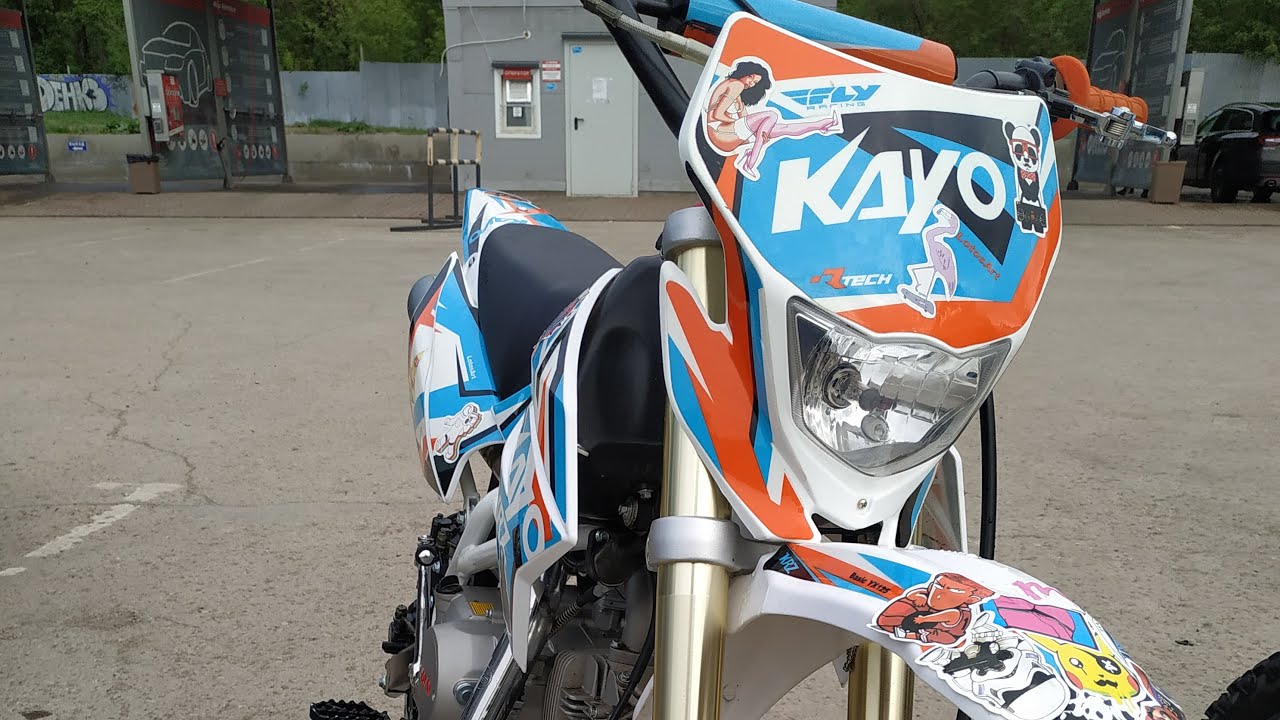 Катаюсь на Kayo Basic 125 | ПИТБАЙК - YouTube