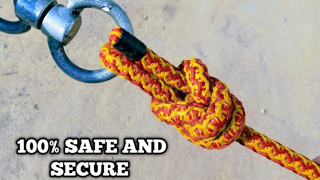 HOW To Tie A Rope Loop Knot In A Ring safe Knot YouTube how-to-tie-a-rope-loop-knot-in-a-ring-safe-knot-youtube