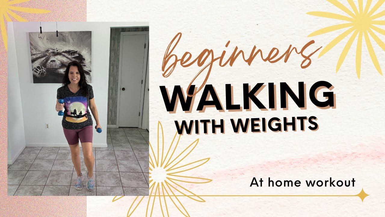 Walking workout with light weights | #beginners - YouTube