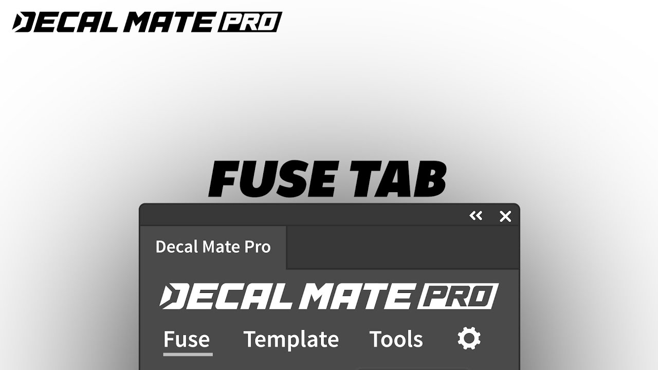 Fuse Tab - Decal Mate Pro Tutorial - YouTube