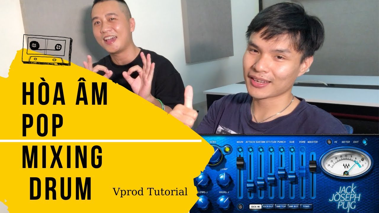 Hướng Dẫn Hòa Âm Pop - Mixing Drum Với JJP Drums - Vlog Producer #18 - YouTube