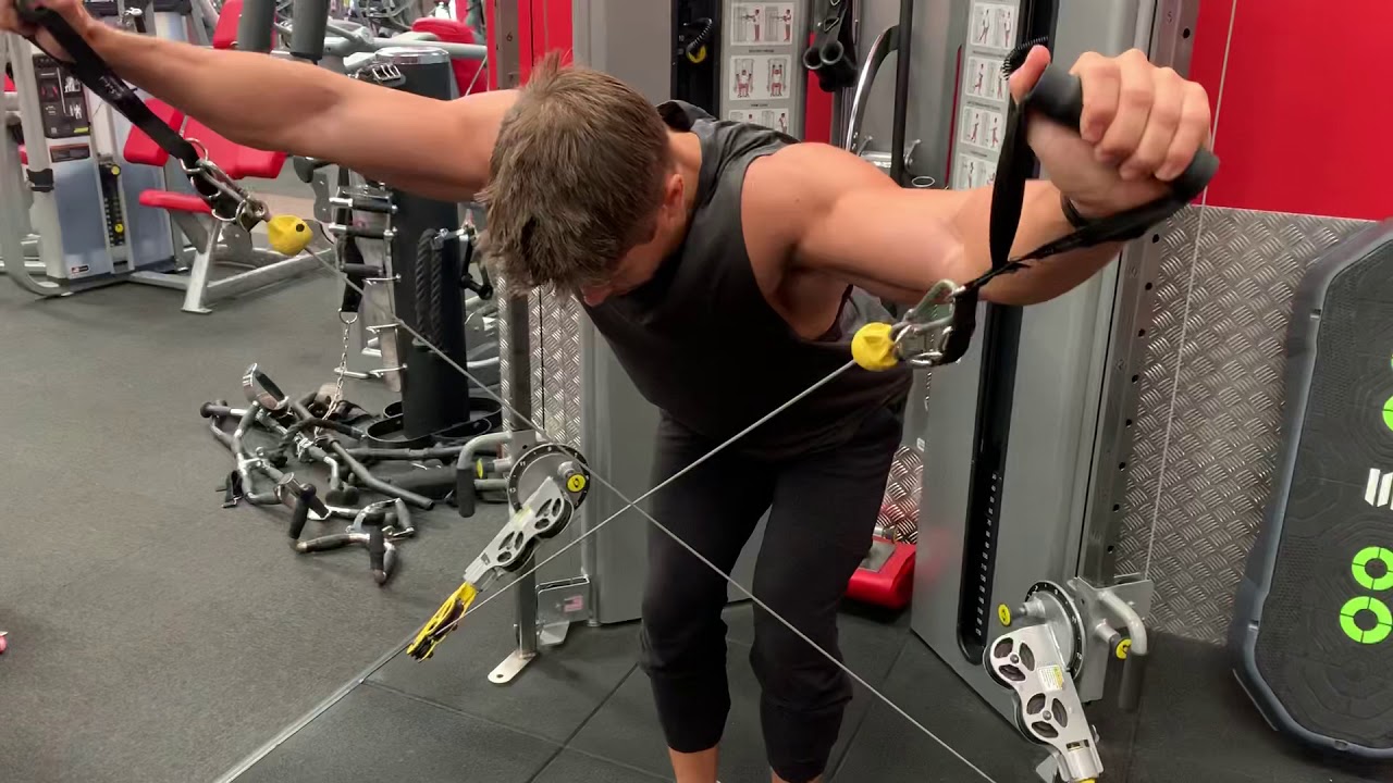 Bent Over Cable Lateral Raise
