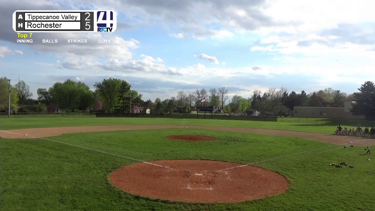 Rochester Baseball vs Tippecanoe Valley - YouTube