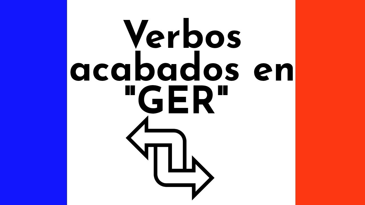 Conjugación del Verbo CHANGER│presente indicativo│Verbos acabados en ...