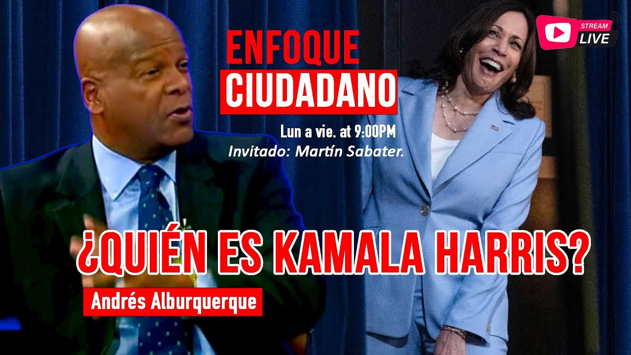 #Envivo | #EnfoqueCiudadano con Andrés Alburquerque: ¿Quién es Kamala ...
