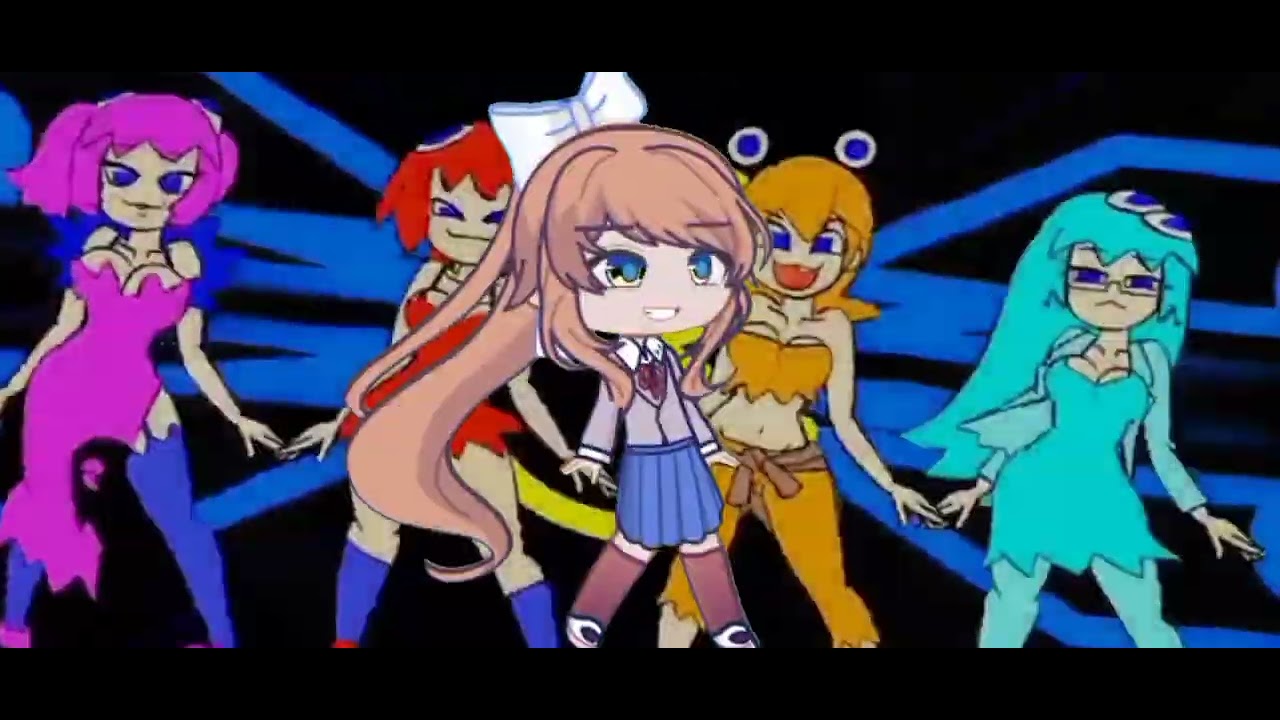 (money money green green ddlc) gacha life 2 - YouTube