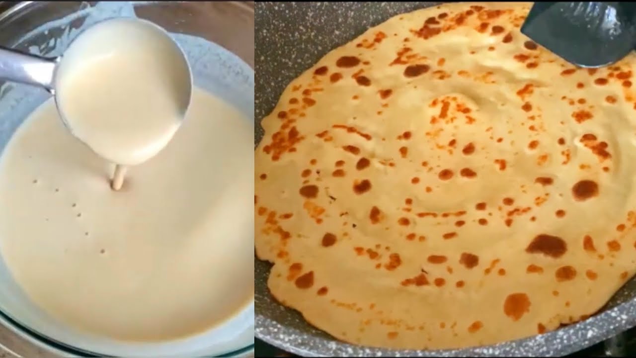 Quick Chapathi recipe With liquid dough - No Kneading No Rolling ...