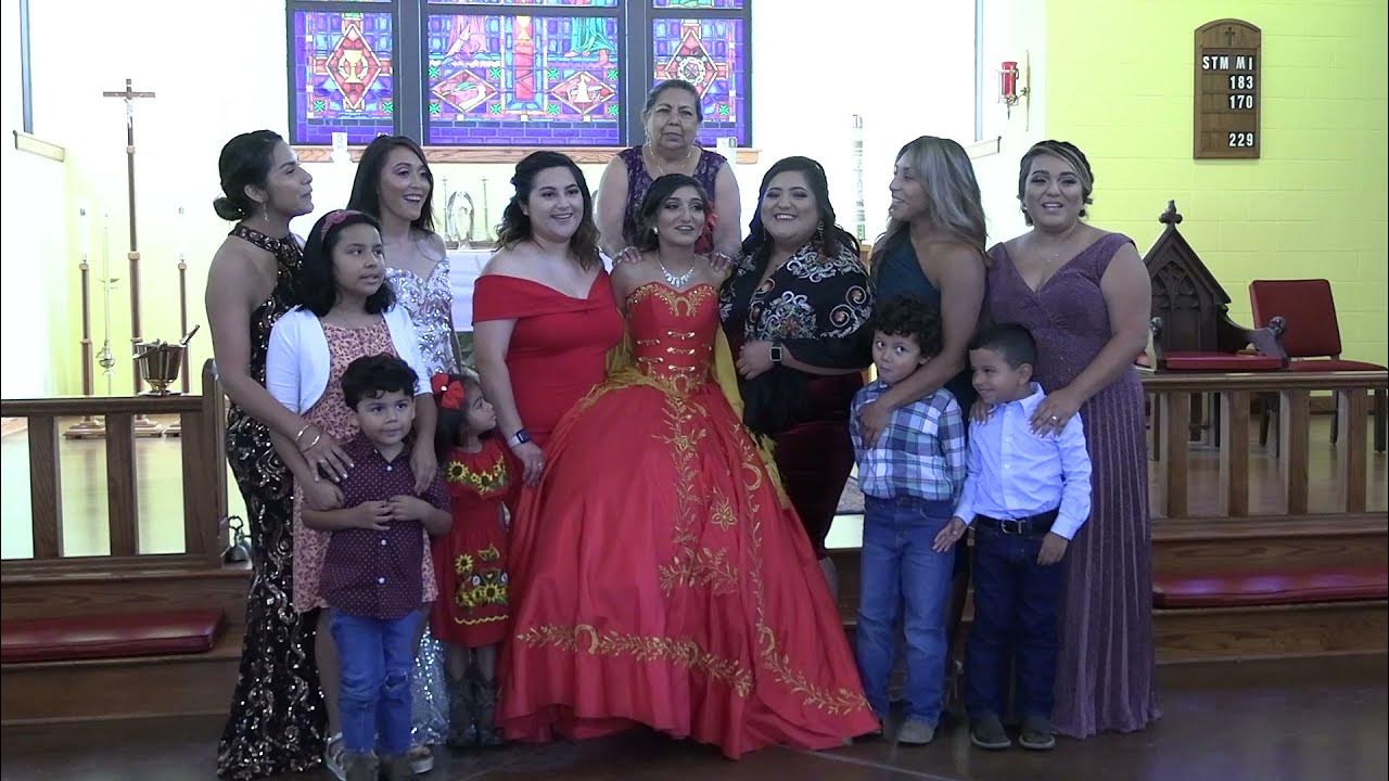 Quinceanera Family Singing Happy Birthday Sweet 15. Movie - YouTube