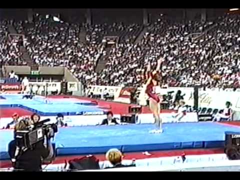 10th Team GER Annette Potempa V - 1991 World Gymnastics Championships 9 ...