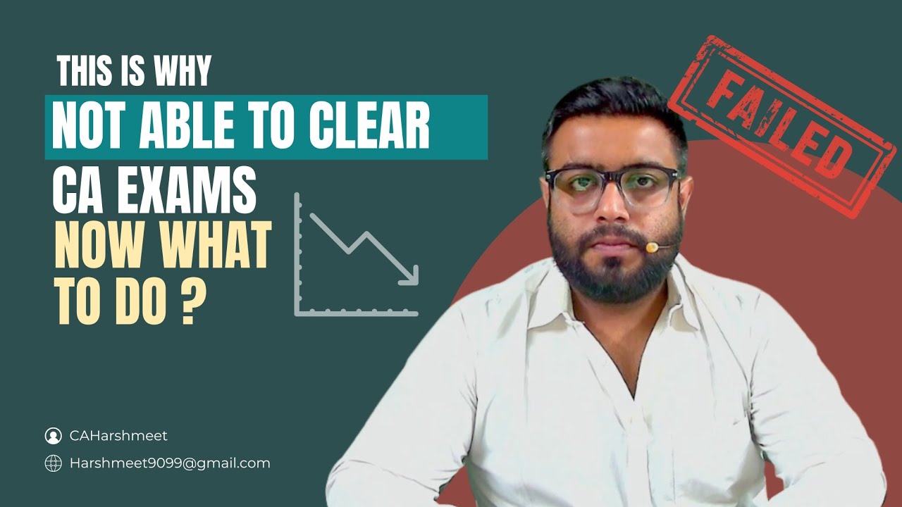 How to comeback after Failure | CA Inter |CA Final | CA Foundation ...