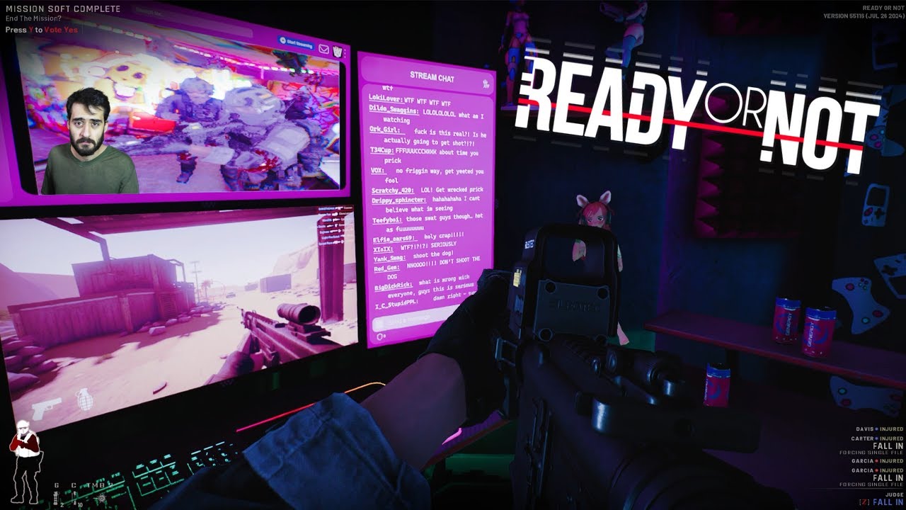 A streamer gets swatted l Ready or Not Part 2 - YouTube