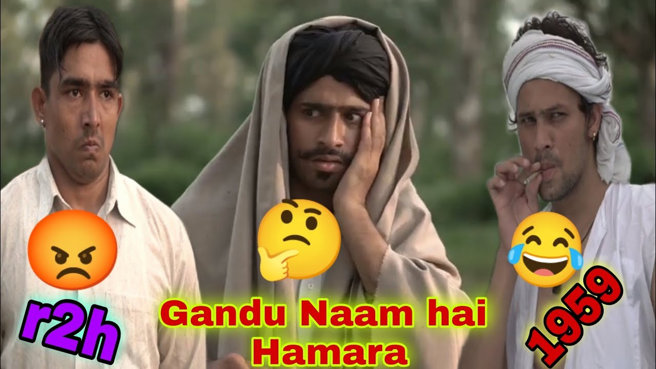 Gandu Naam hai Hamara 1959 round2hell comedy scene and dialogue ...