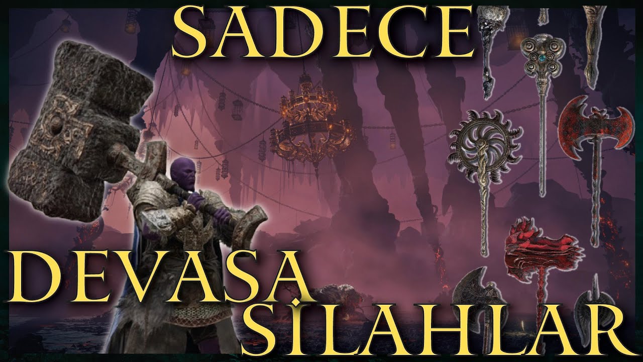 Elden Ring'i Sadece "Devasa Silah" Kullanarak Bitiriyoruz... - YouTube