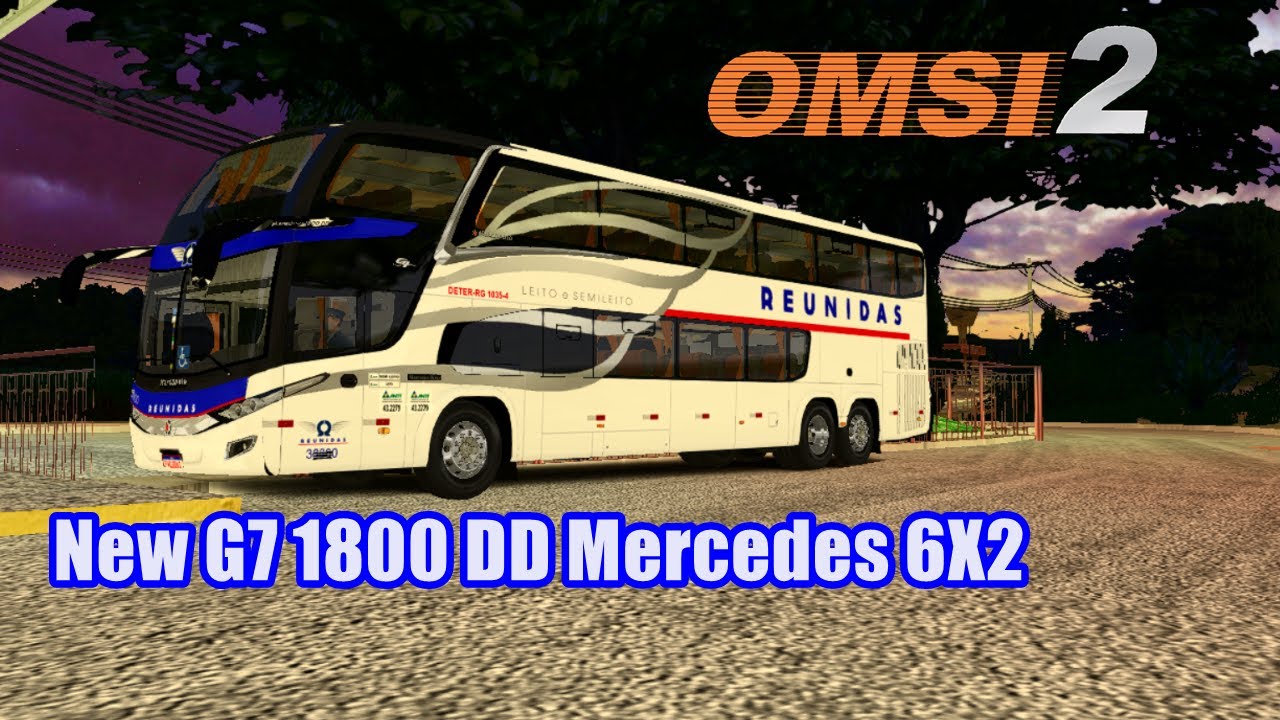 🔴 LIVE OMSI 2 - New G7 1800 DD Mercedes O500 RSDD - MAPA SP BRASIL ...