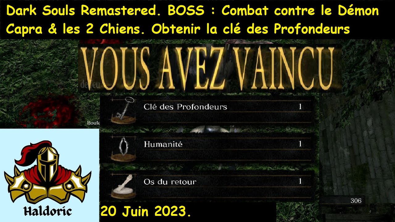Dark Souls Remastered. BOSS : Combat contre le Démon Capra & les 2 ...