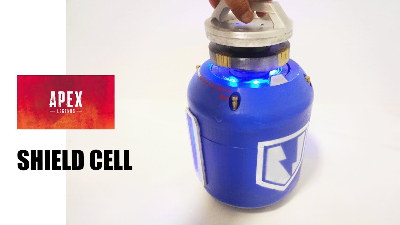 【3Dプリンター】光るシールドセル作ってみた- I made a glowing shield cell. -【Apex Legends ...