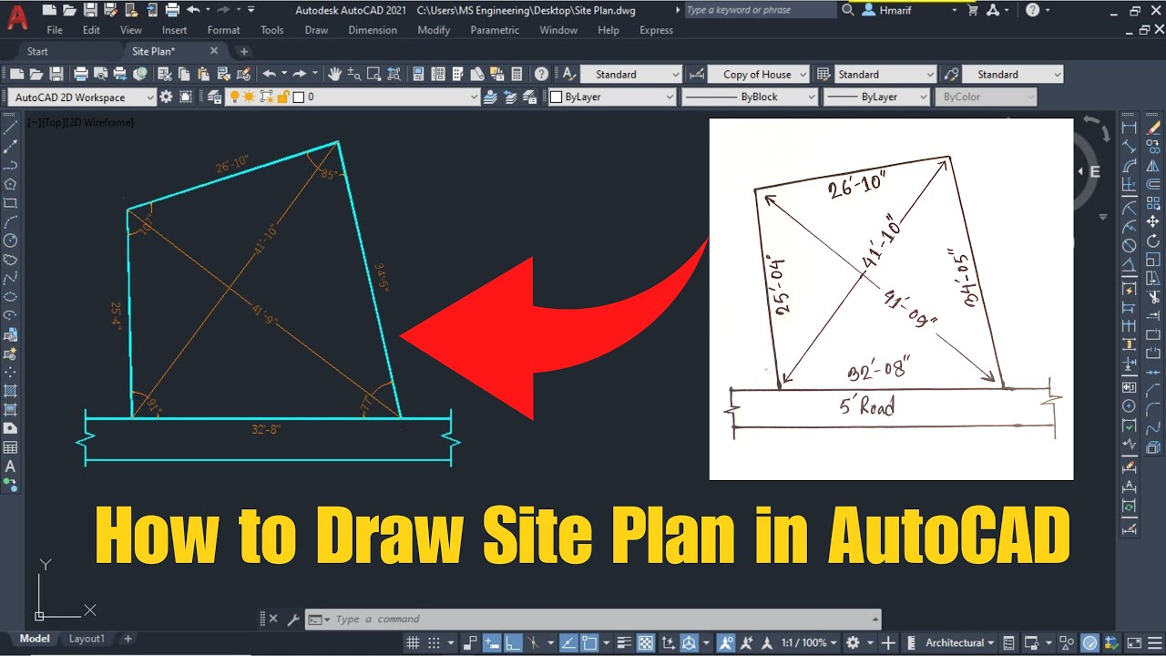 How To Draw Irregular Site Plan In AutoCAD YouTube how-to-draw-irregular-site-plan-in-autocad-youtube