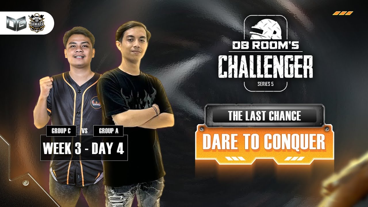 DB ROOM'S CHALLENGER SERIES 5 - WEEK 3 DAY 6 GROUP B & A - PUBG MOBILE - YouTube