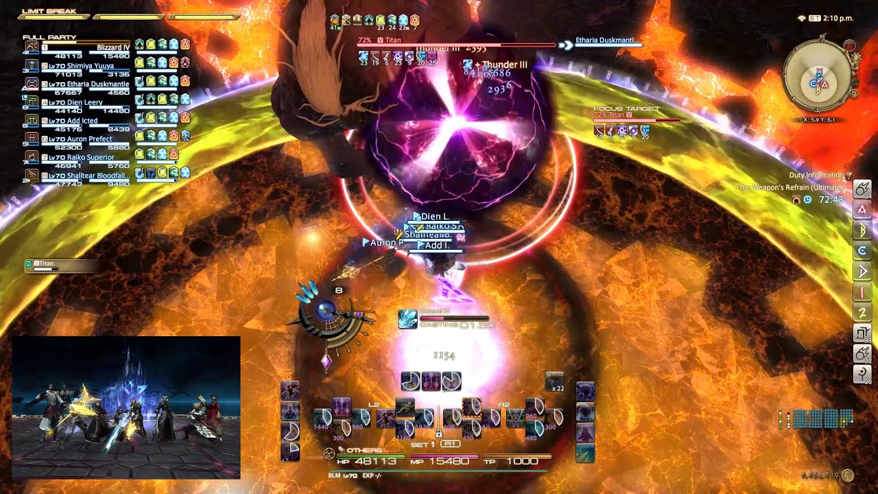 FFXIV The Weapon's Refrain (UWU), BLM PoV - YouTube