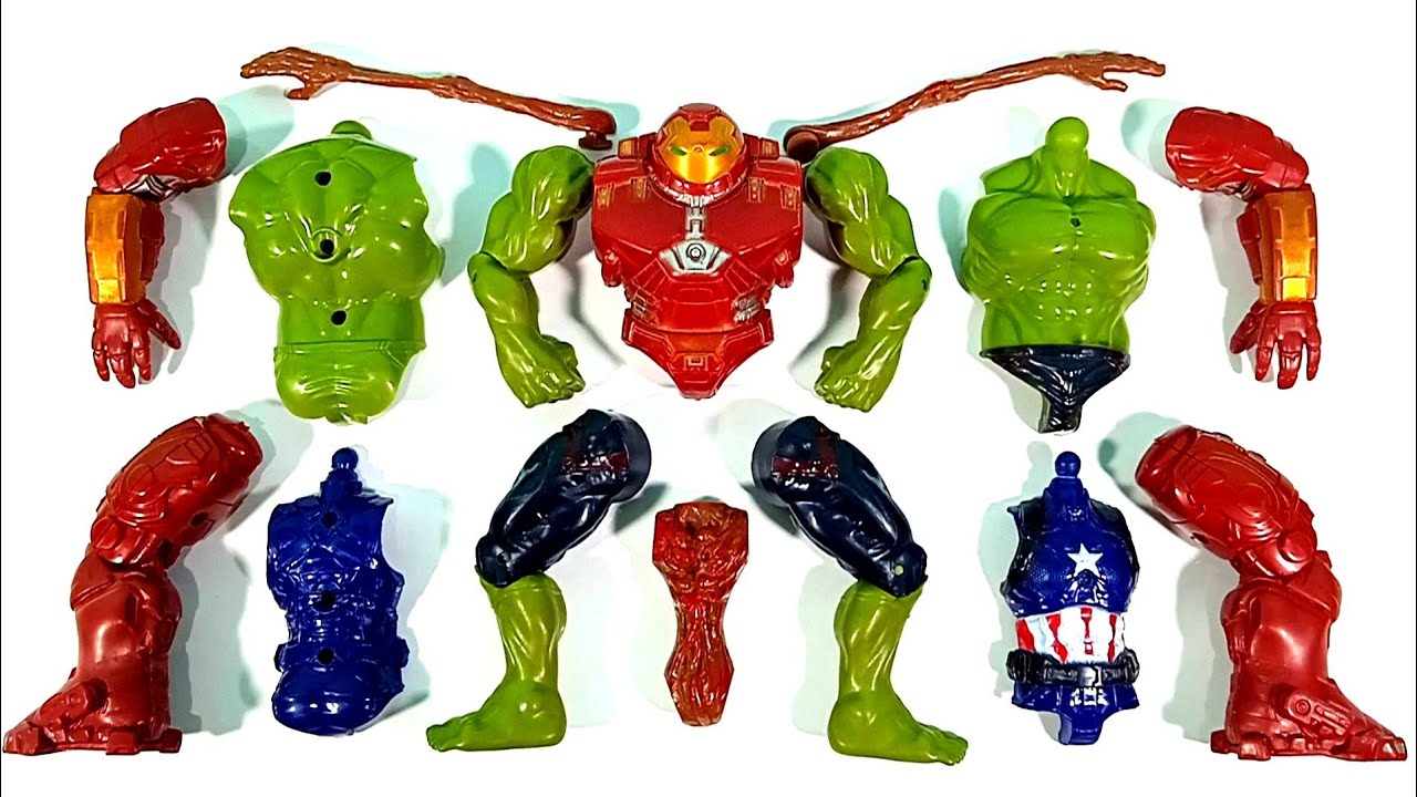 Merakit Mainan Hulk Smash, Hulk Busterx Captain America, Siren Head ...