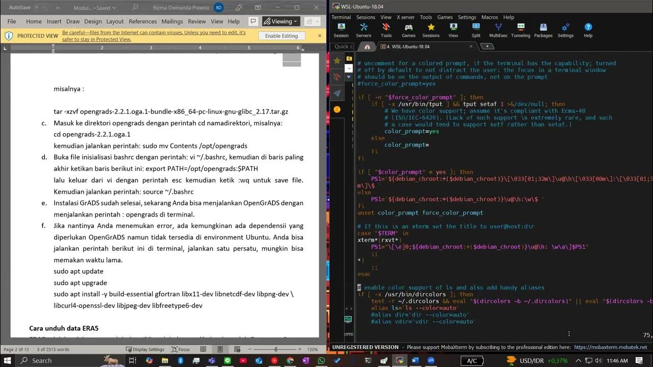 Instalasi OpenGrADS untuk Komputasi Meteorologi - YouTube
