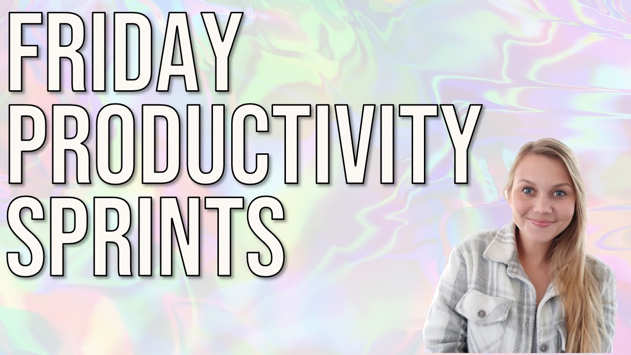 Be Productive With Me! | Friday Afternoon Productivity or Reading ...