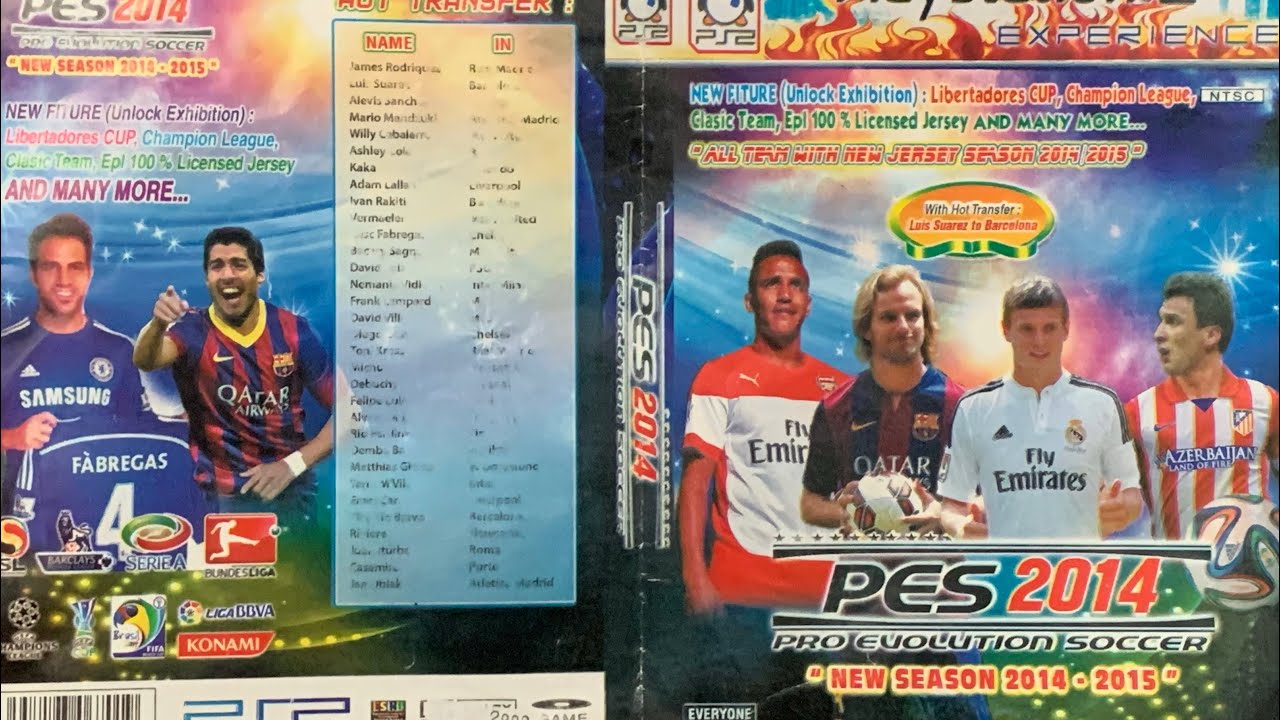 PES 2014 New Season 2014 PS2 - YouTube