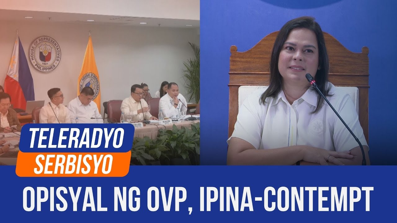 4 OVP officials cited in contempt for absence in House budget probe ...