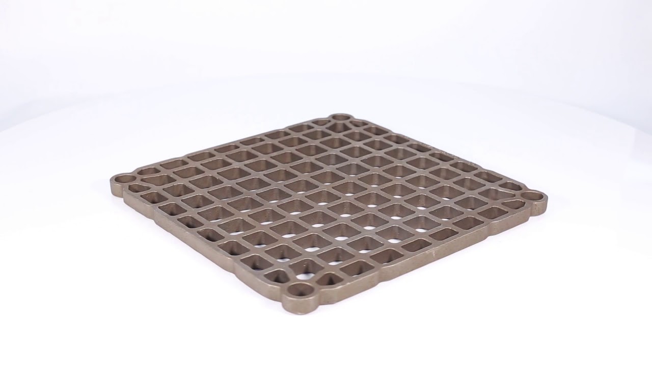 Heat resistant steel tray - YouTube